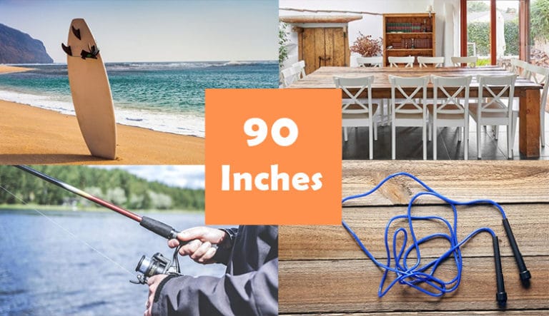 14 Things That Are 90 Inches (in) Long – dimensionofstuff.com